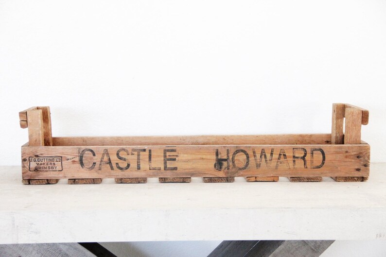 Vintage Orchard Harvest Crate Narrow Size - Etsy