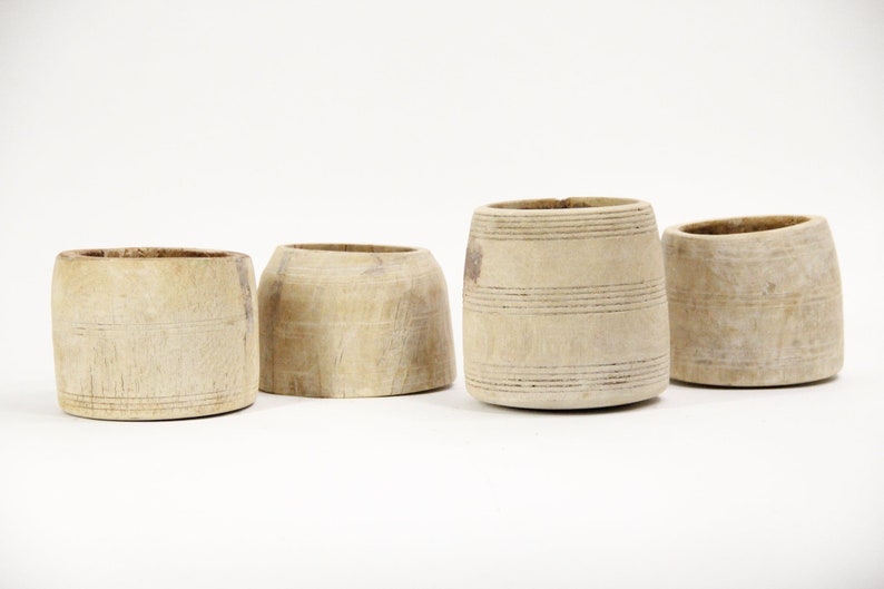 Vintage Natural Wooden Honey Pot - Etsy