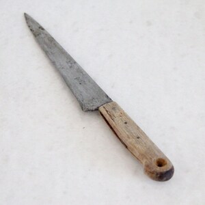 Antique Chef's Knife L'etoile France | Carbon Steel & Wood - Etsy