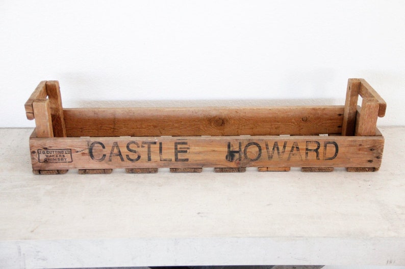 Vintage Orchard Harvest Crate Narrow Size - Etsy