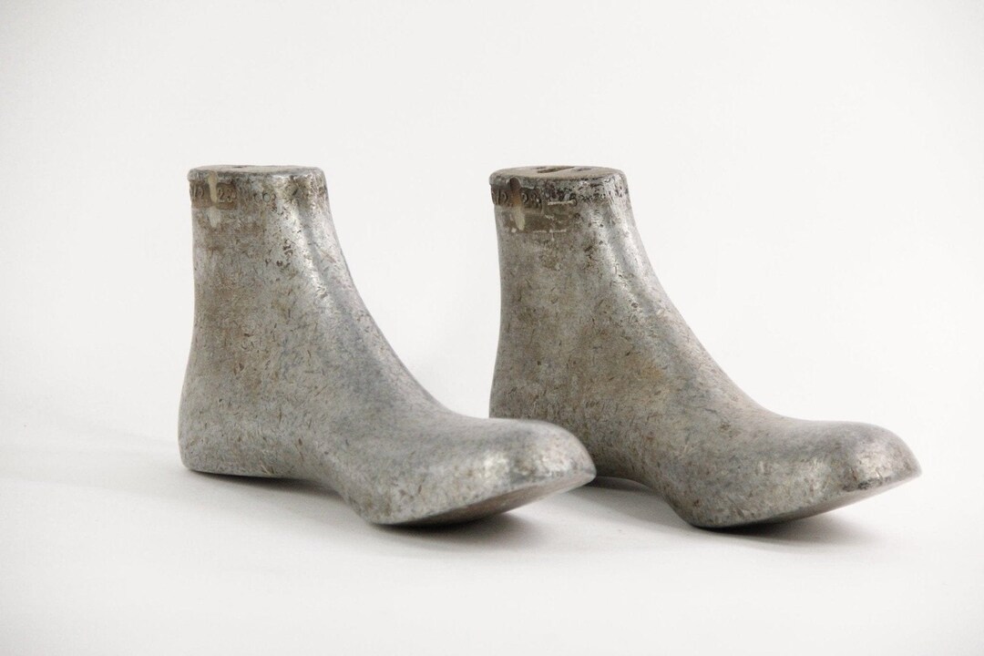 Vintage Metal Shoe Form Mold | Industrial - Etsy