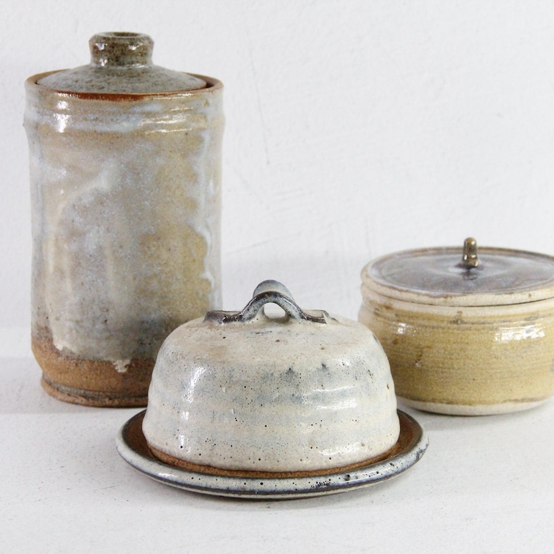 Studio Pottery Lidded - Etsy