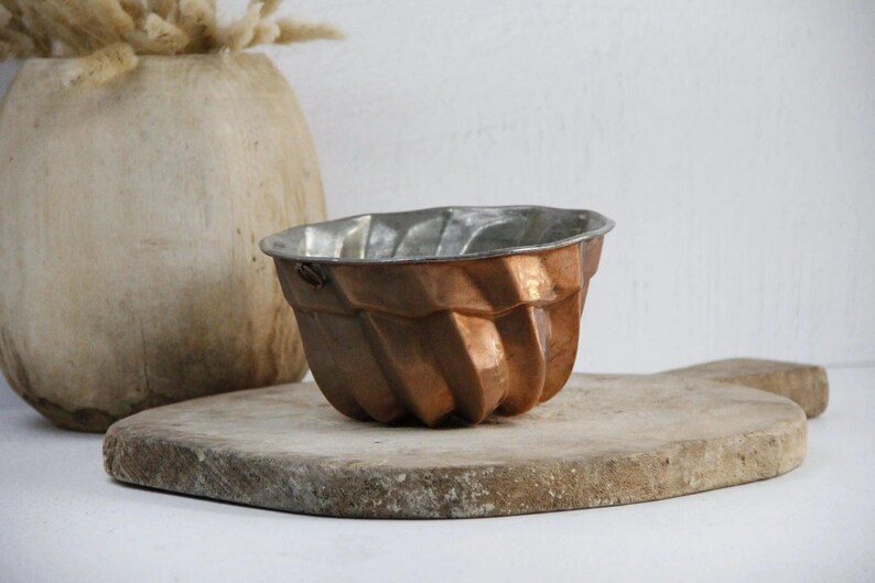 Antique Copper Mold French Kitchen Decor | Jello/pudding - Etsy