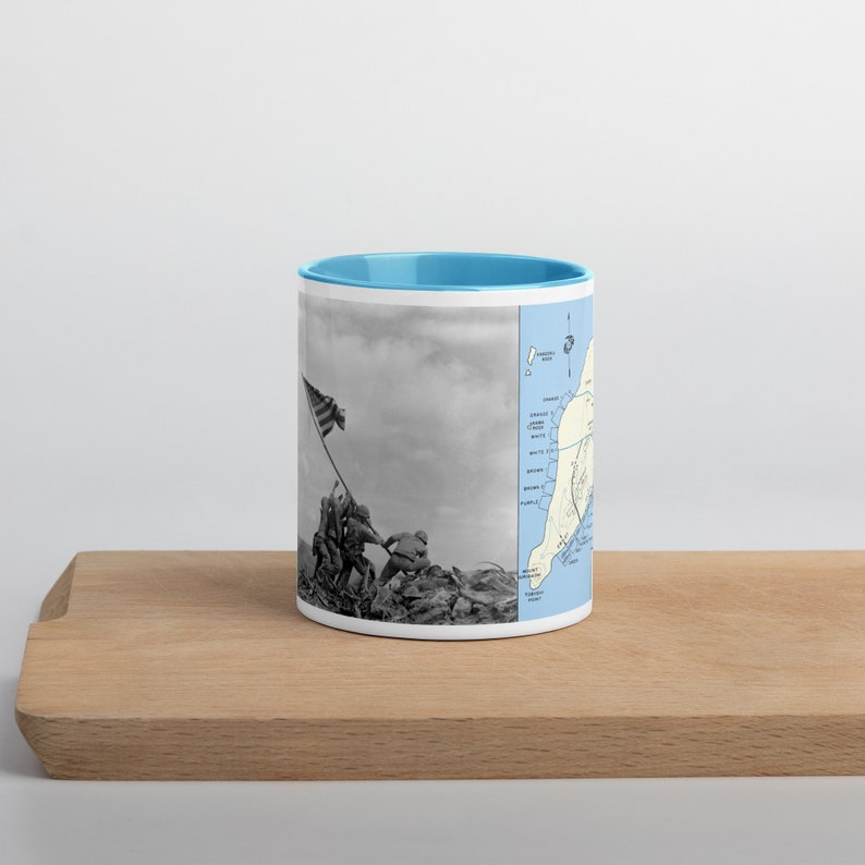 Iconic Battle of Iwo Jima Mug World War 2 - Etsy