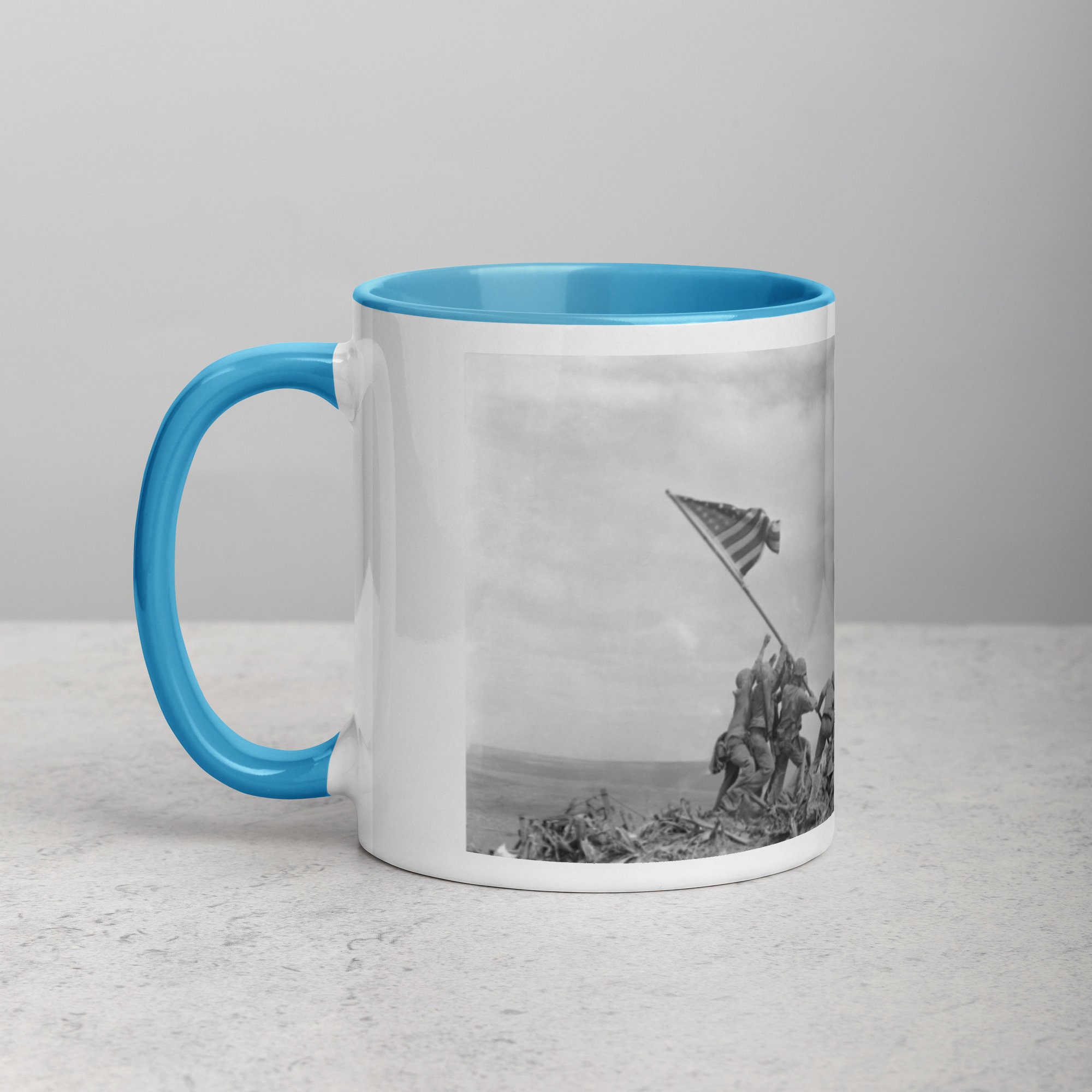 Iconic Battle of Iwo Jima Mug World War 2 - Etsy
