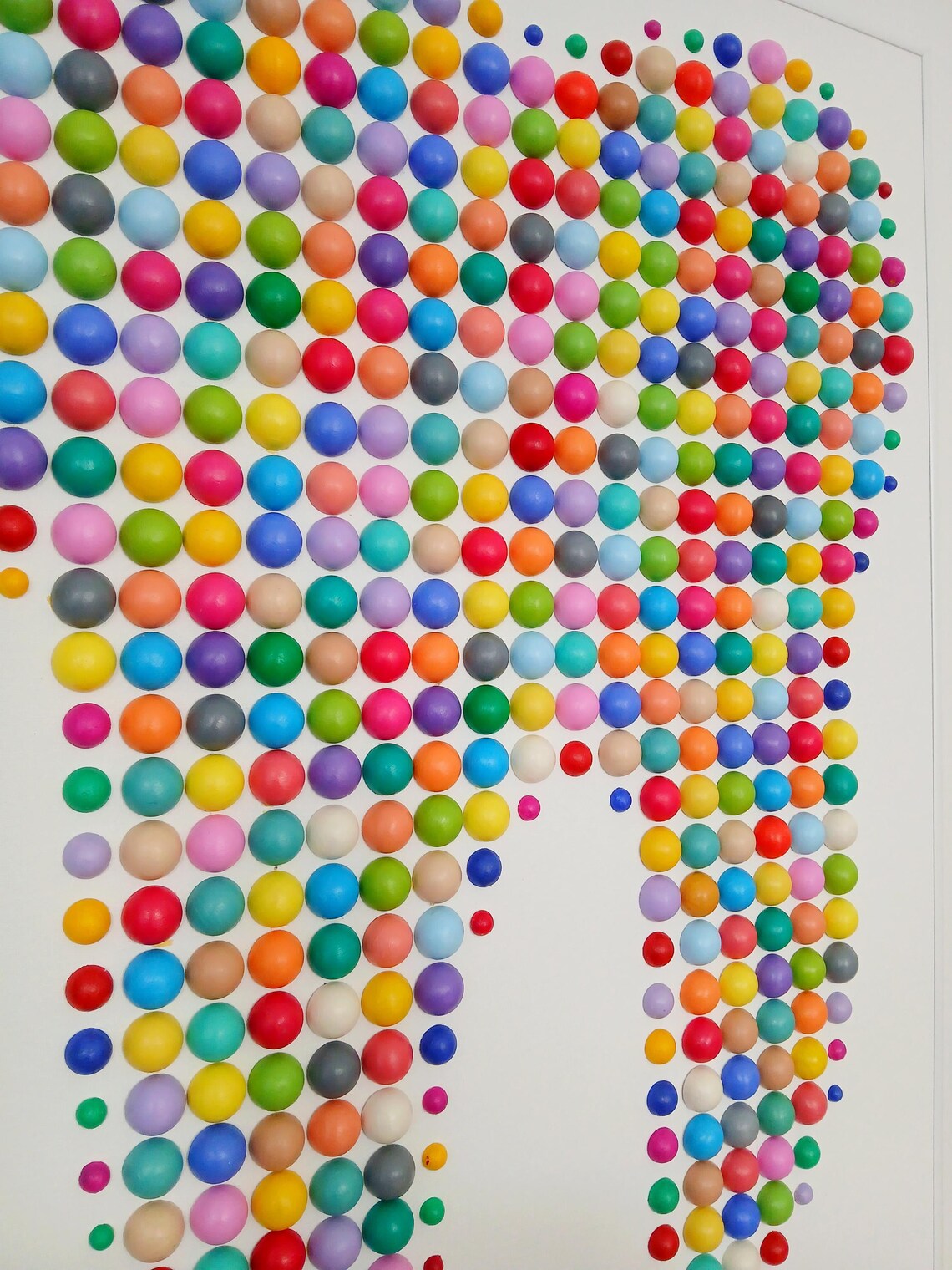 Colorful Tooth 3D Wall Sculpture: an Art Deco Mosaic for a Modern ...