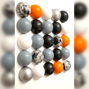 3D Geometric Wall Art | Modern Abstract Artwork With Hand-painted ...