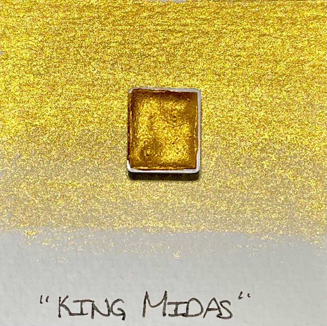 King Midas Handcrafted Watercolor Paint Mica Pigment Artisan - Etsy