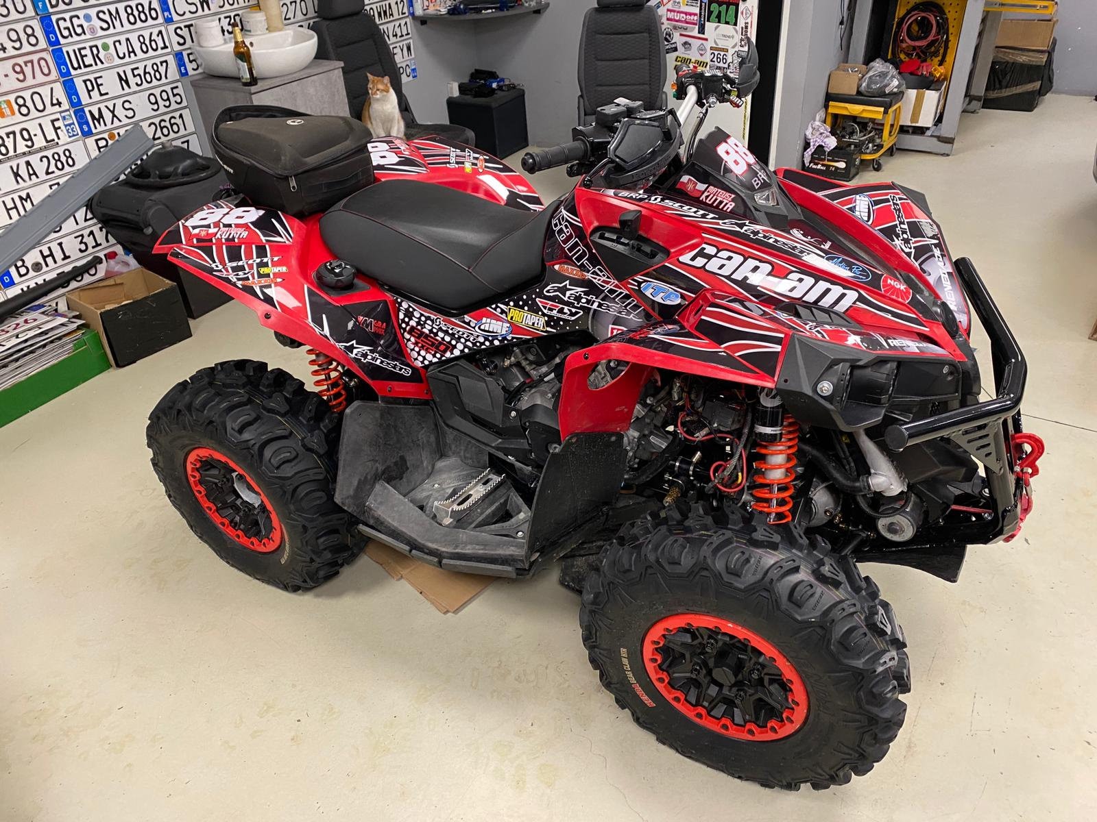 Can Am Renegade 500 800r 800x 1000 Kit Vector Templates for Custom Quad ...