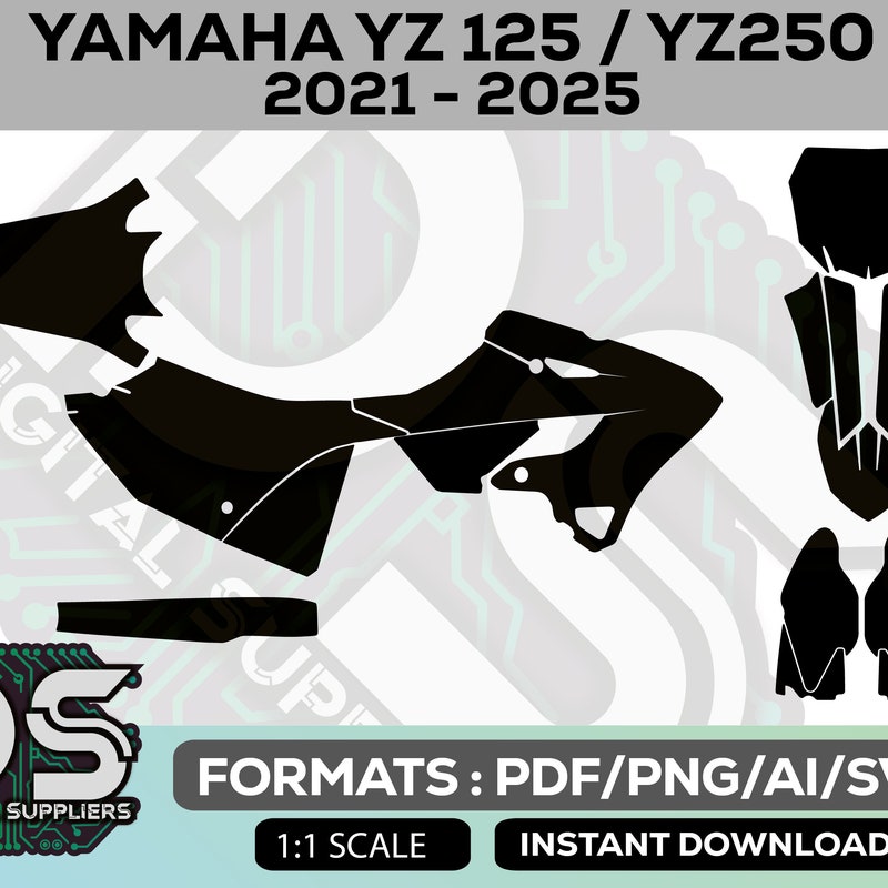 Yamaha Yz 125 Graphics - Etsy
