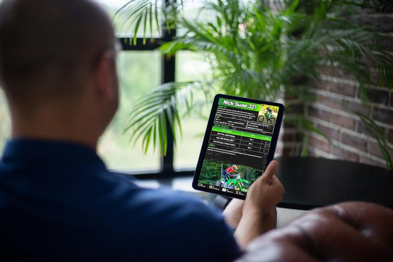 Athlete Resume Template / Editable & Printable Rider Sponsorship Offer ...