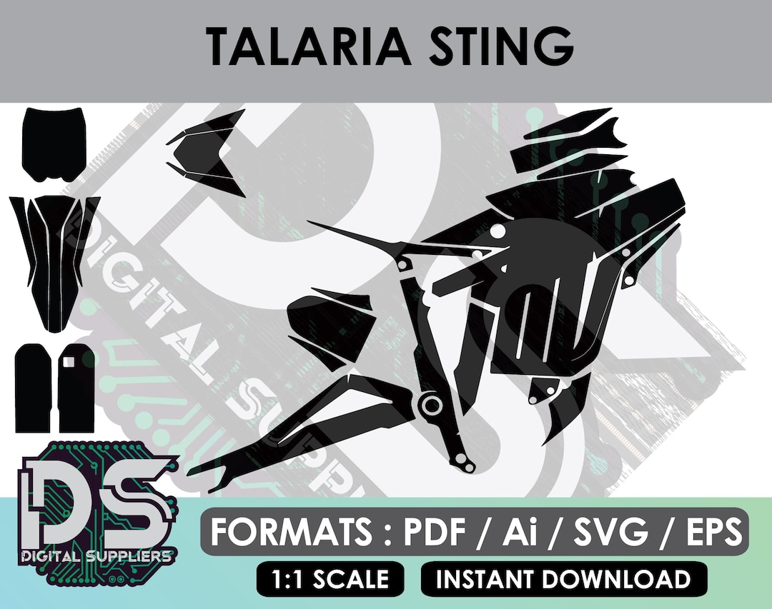 Talaria Sting MX3 Mx4vector Templates for Custom Sticker Graphic Kit ...