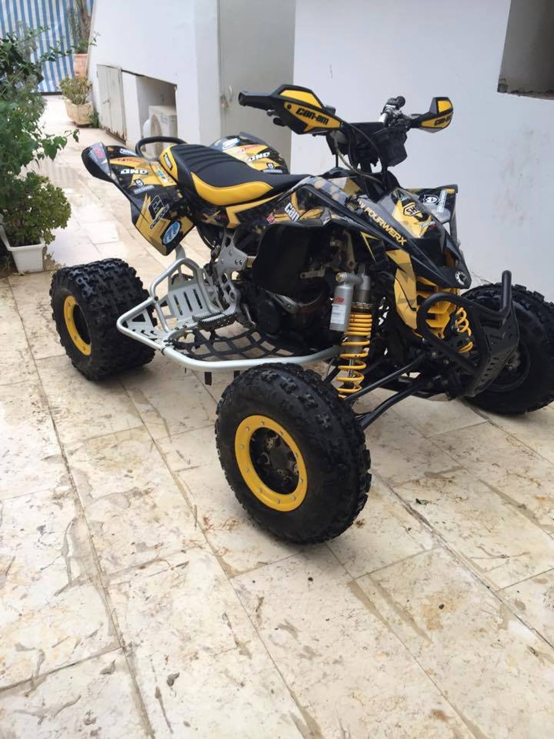 Can Am DS 450 2008 2015 Vector Templates for Custom Quad Sticker ...