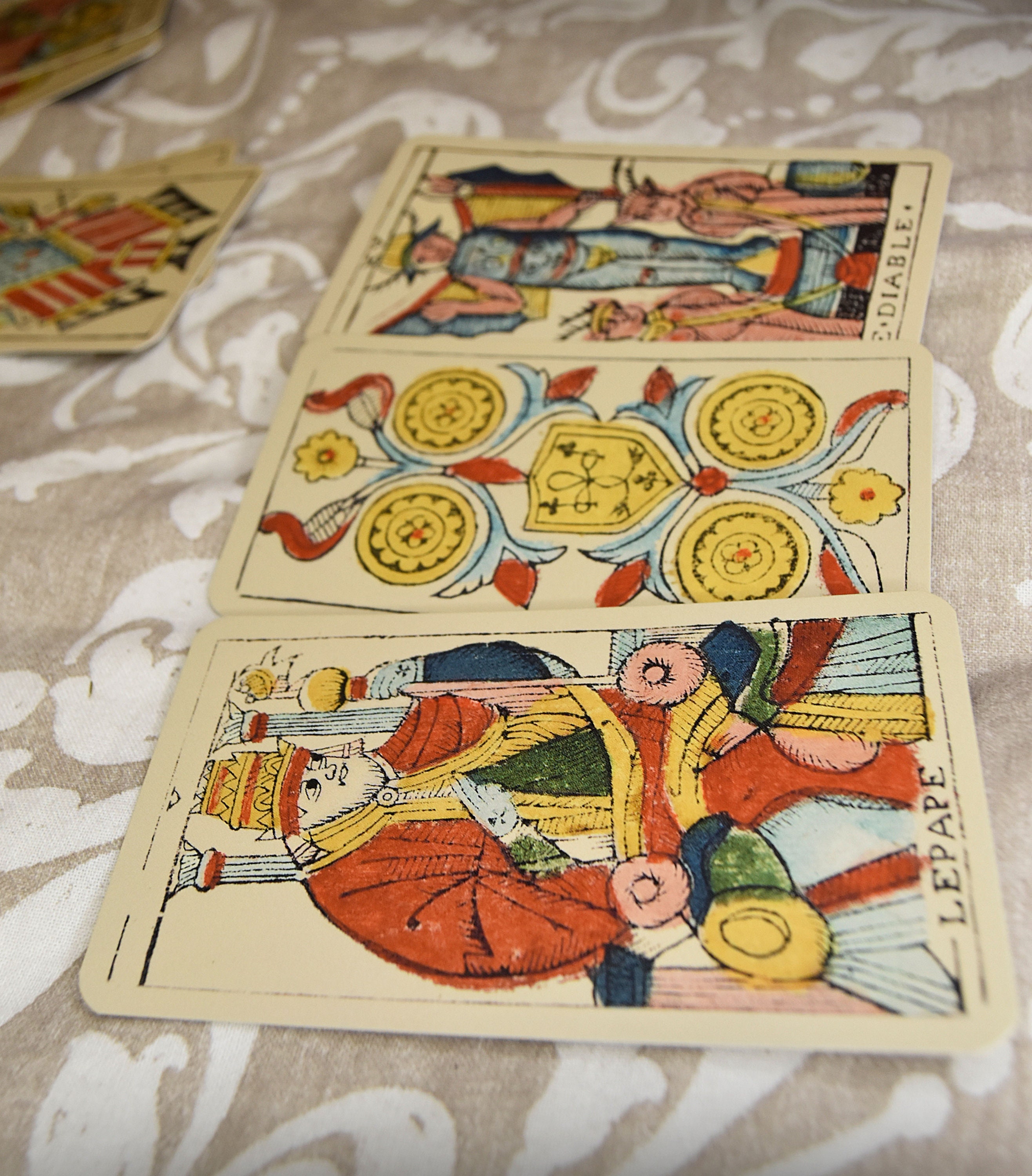 Tarot de Marseille : Jean Dodal 1701, facsimile BNF, 78 cards - Etsy 日本