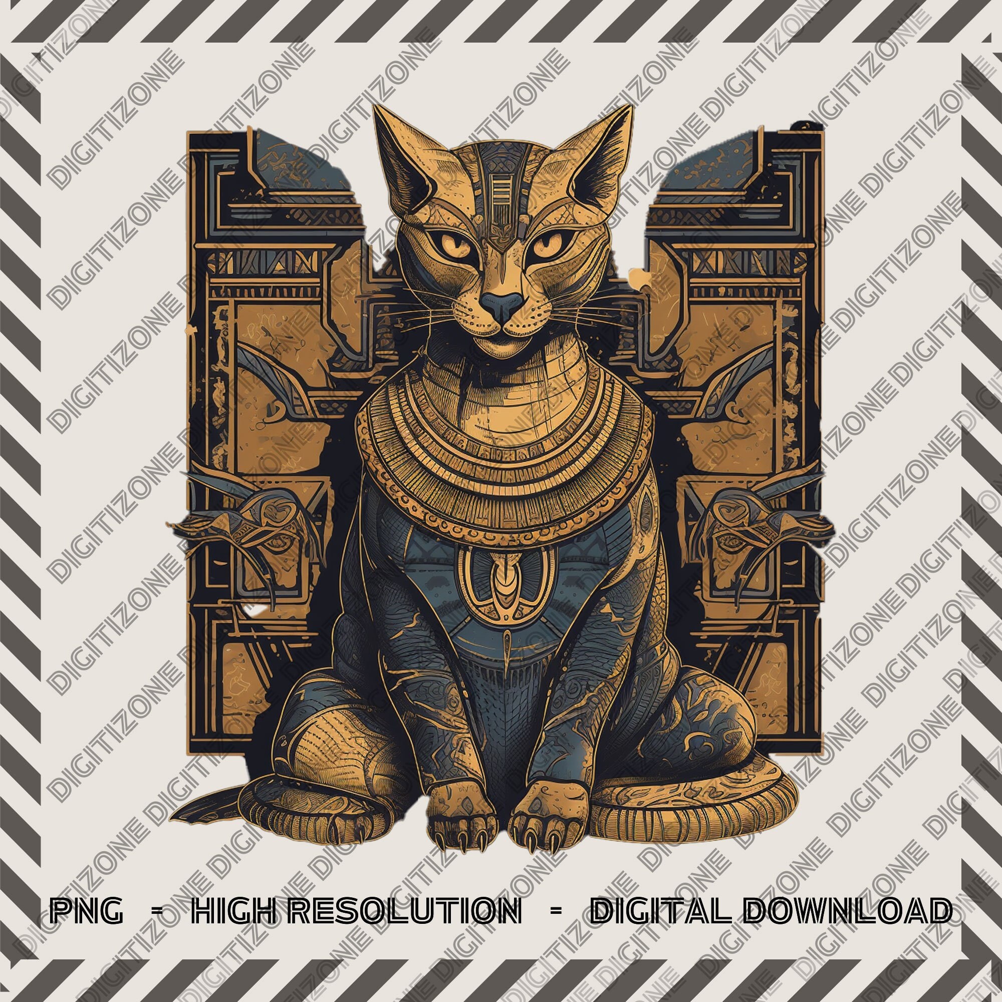 Cat PNG Digital Download Egyptian Cat Goddess Clipart Ancient Egypt ...