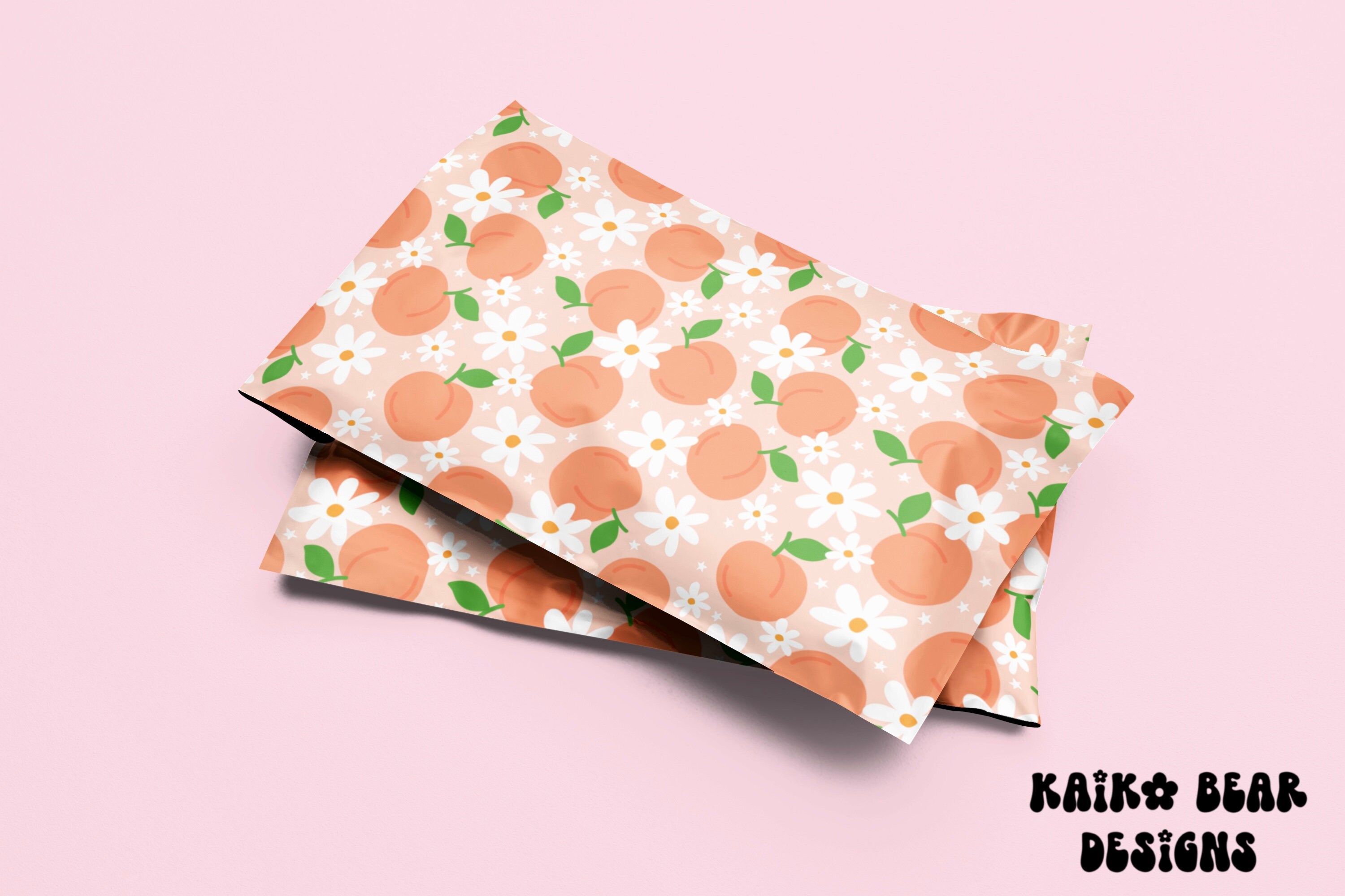 Peaches Seamless Pattern Summer Seamless Retro Peach Seamless Daisy ...