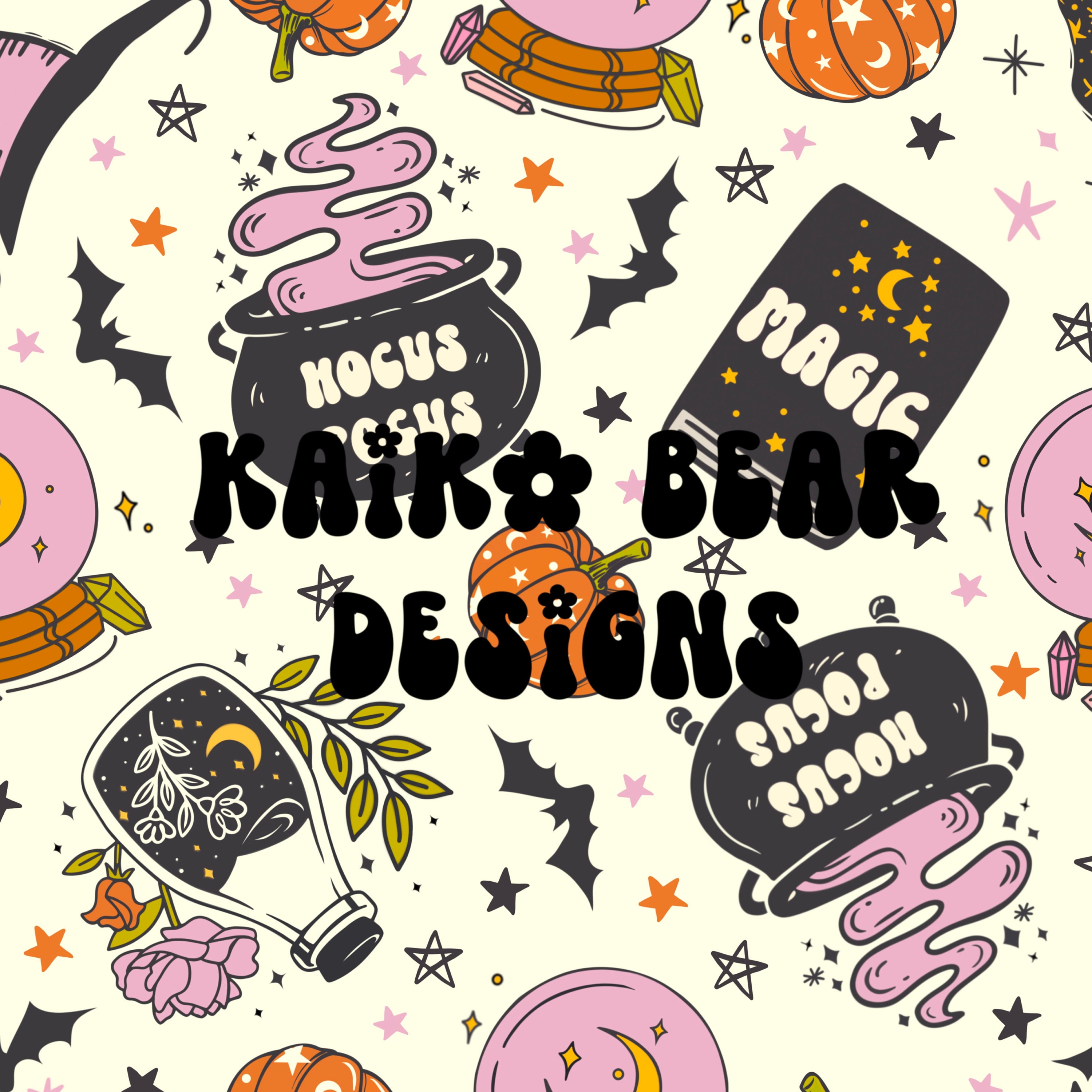 Halloween Spooky Seamless File Hocus Pocus Seamless Witches Seamless ...