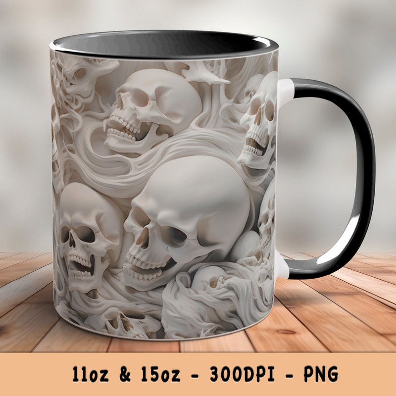 Skull Mug - Etsy UK