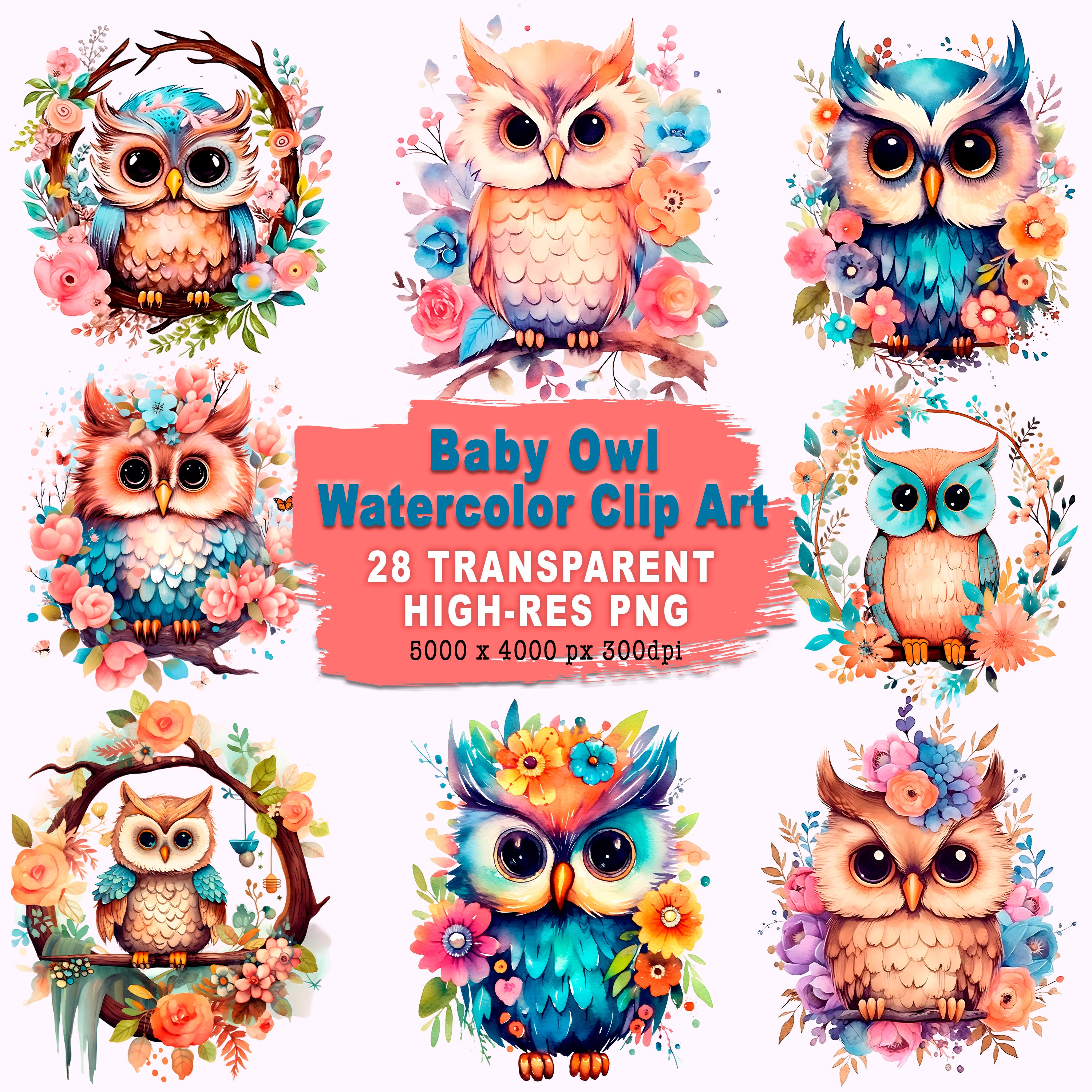 Baby Owl Clip Art
