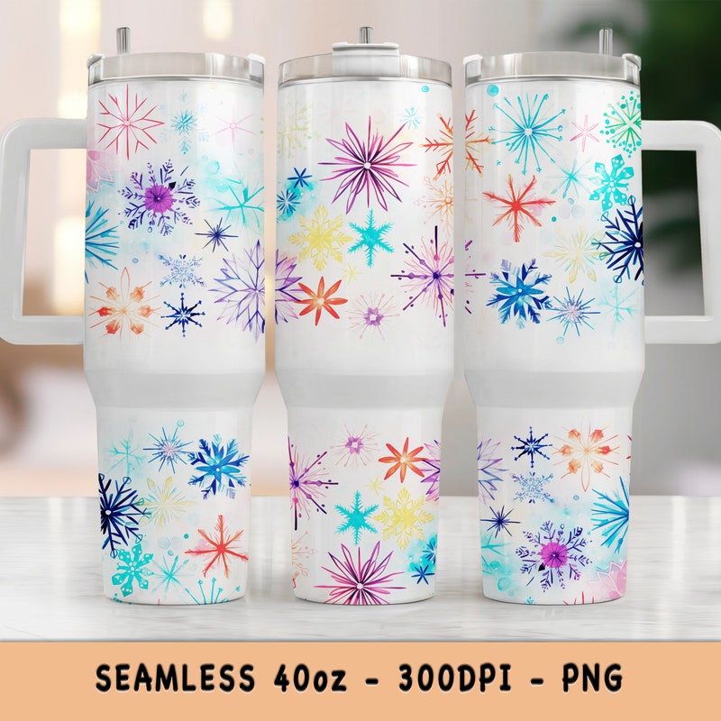 Snowflake Tumbler - Etsy