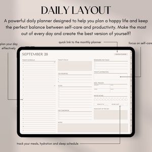 Digital Planner Undated, Goodnotes Planner, iPad & Android Planner ...