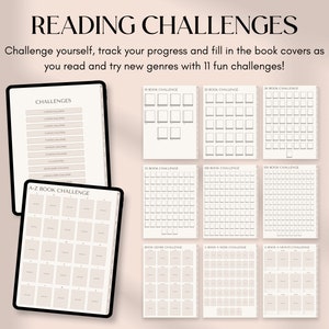 Digital Reading Journal, Digital Book Tracker for Goodnotes, iPad ...