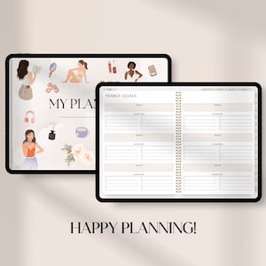 Digital Planner, Undated iPad & Android Planner, Goodnotes Planner ...