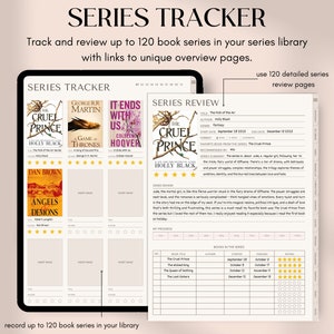 Digital Reading Journal, Digital Book Tracker for Goodnotes, iPad ...
