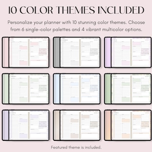 All-in-one Digital Planner Undated, iPad & Android Planner, Digital ...