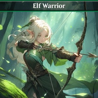 Elf Warrior #23 TCG Token Custom Altered - Etsy