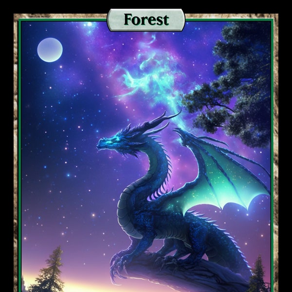 Mtg Lands Mountain Etsy