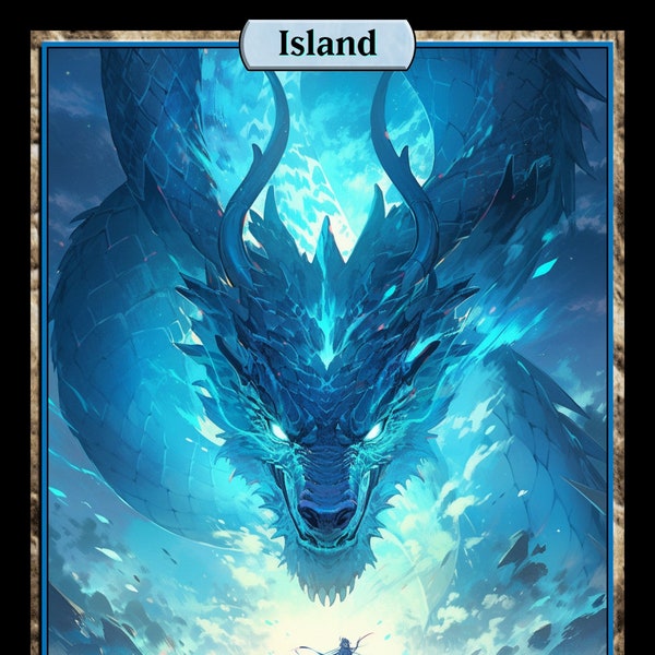 Mtg Proxy Foil Lands Basic - Etsy