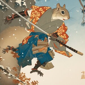 FOIL*** Squirrel Proxy Tokens (ukiyo-e Style), Handcrafted for Edh ...