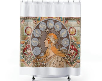 Art Nouveau Shower Curtain