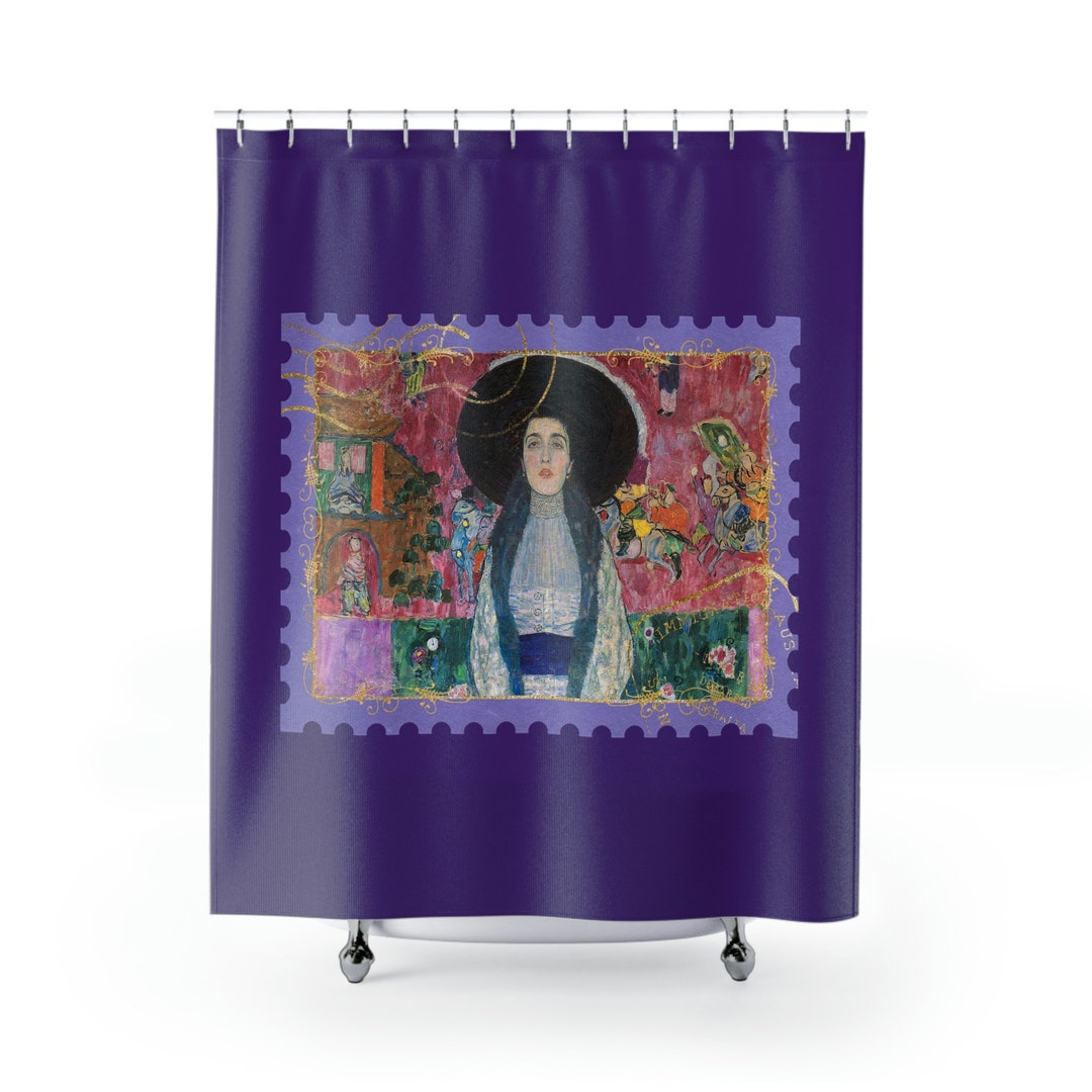 Retro Art Nouveau Fabric Shower Curtain Bathroom Decor gustav Klimt's ...