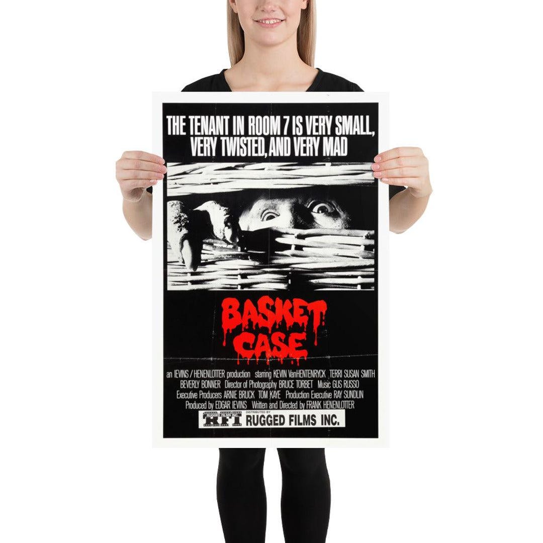 Basket Case-horror Movie Poster horror Decor,horror Gifts, Horror Art ...