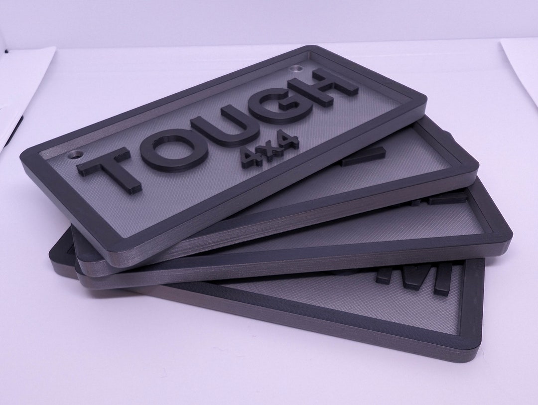 3D Printed Custom License Plate for Kids Ride Ons / Power Wheels Great ...