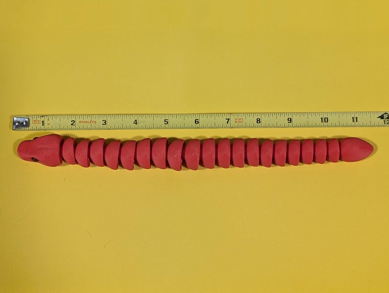 Articulated Snake Toy - Fidget Toy - Nearly 1 Foot of Fun! - Zou3d ...