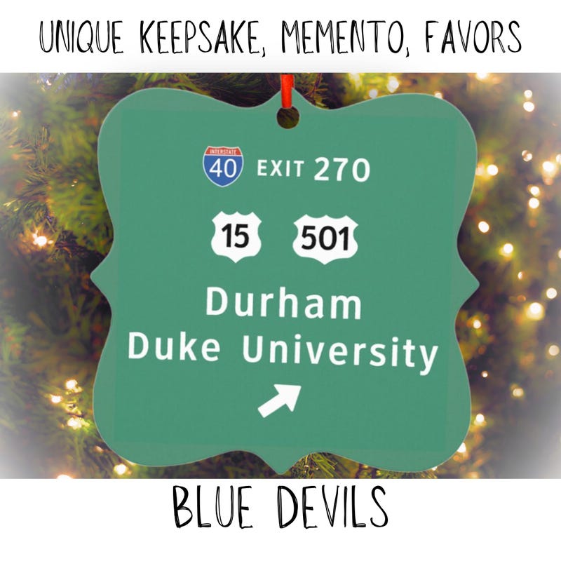 Duke Sports Ornament - Etsy