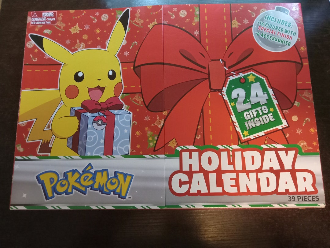 Pokemon Holiday Calender 16 Figures/accessories - Etsy