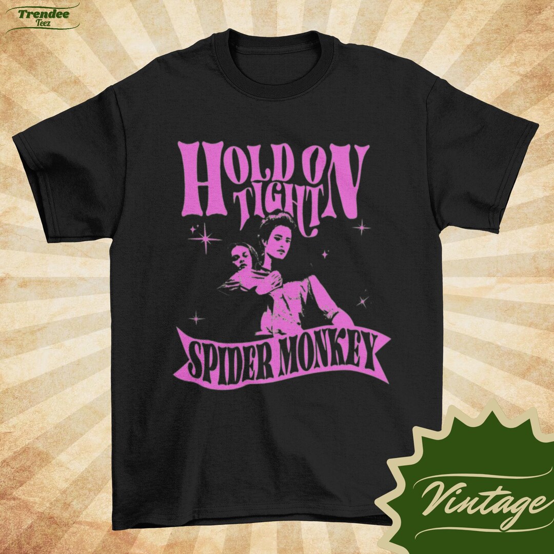 TWILIGHT | Spider Monkey - Vintage Style Natural Crewneck T-shirt ...