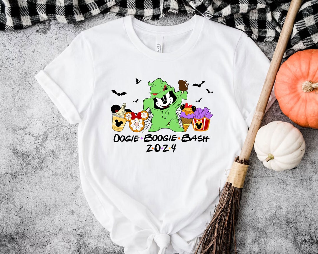 Oogie Boogie Bash 2024 Mickey Mouse Cosplay Shirt,stitch Horror Shirt ...