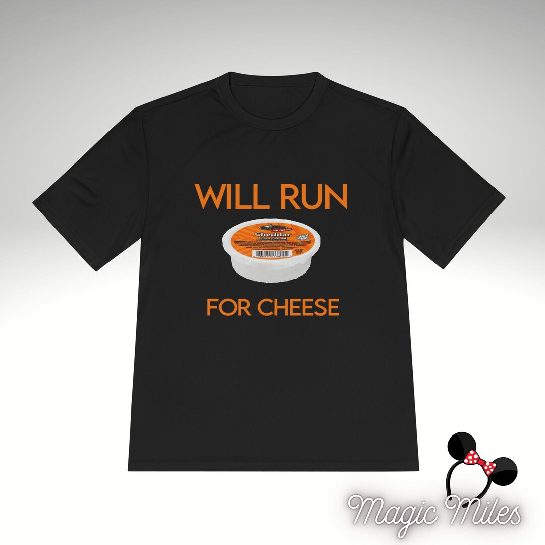 Magical Cheese Run Unisex Tee - Moisture Wicking, Disney Snack - Etsy