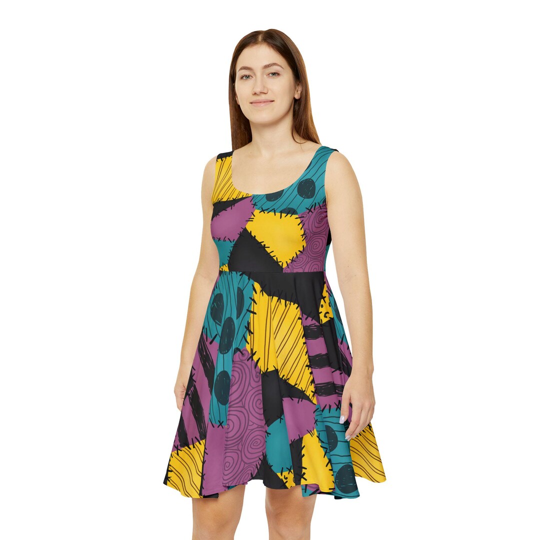 Jack and Sally Running Costume Women's Skater Dress - Etsy