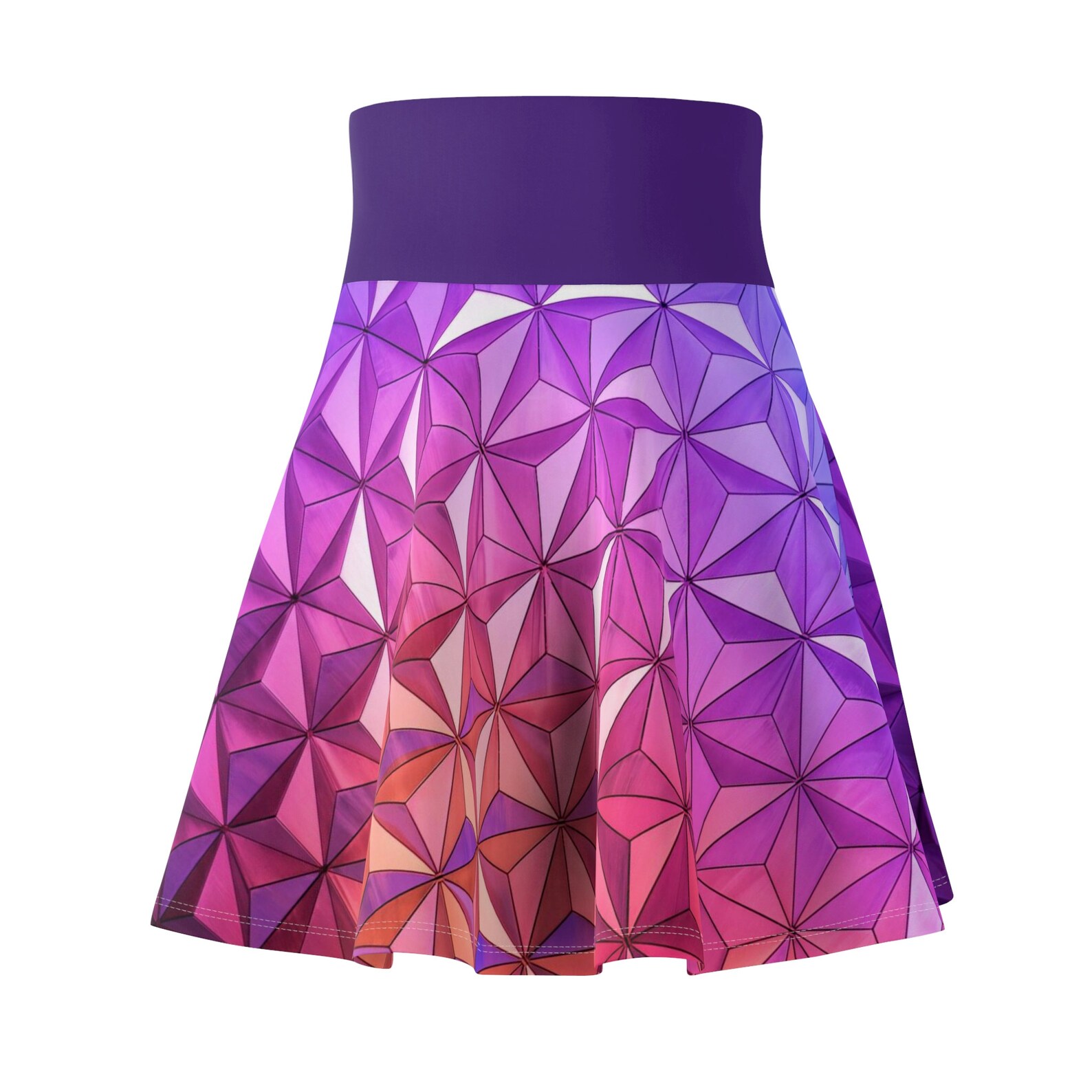Sunset Geodesic Sphere Spaceship Earth Women's Running Skirt - Etsy