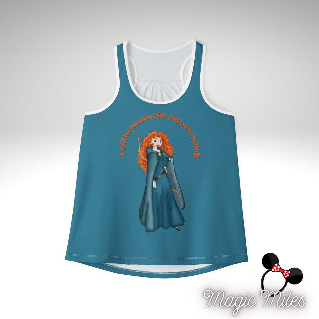 Princess Merida Running Tank Top | Brave Half Marathon Costume Tank - Etsy