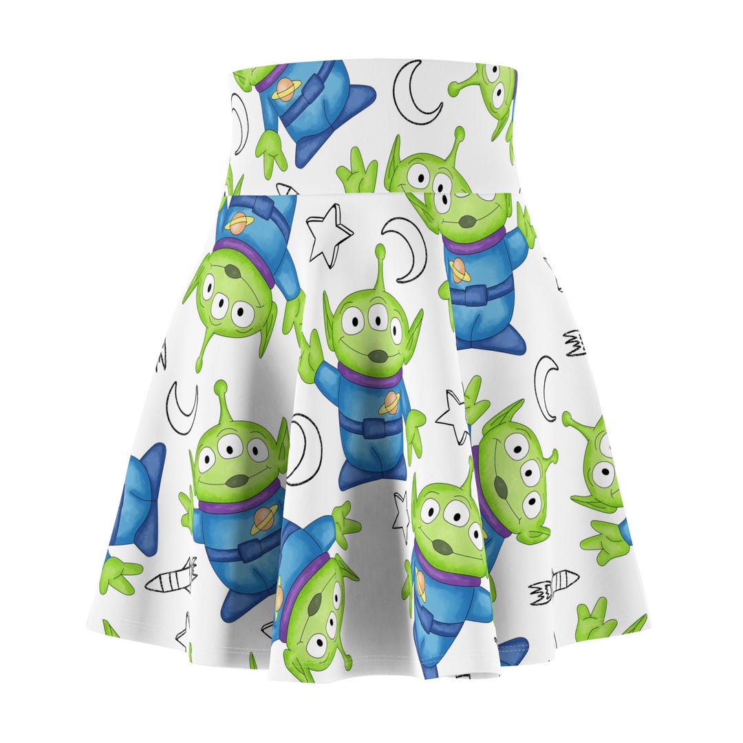 White Toy Story Aliens Ooooh Outer Space 5k Run Skirt Marathon Weekend ...