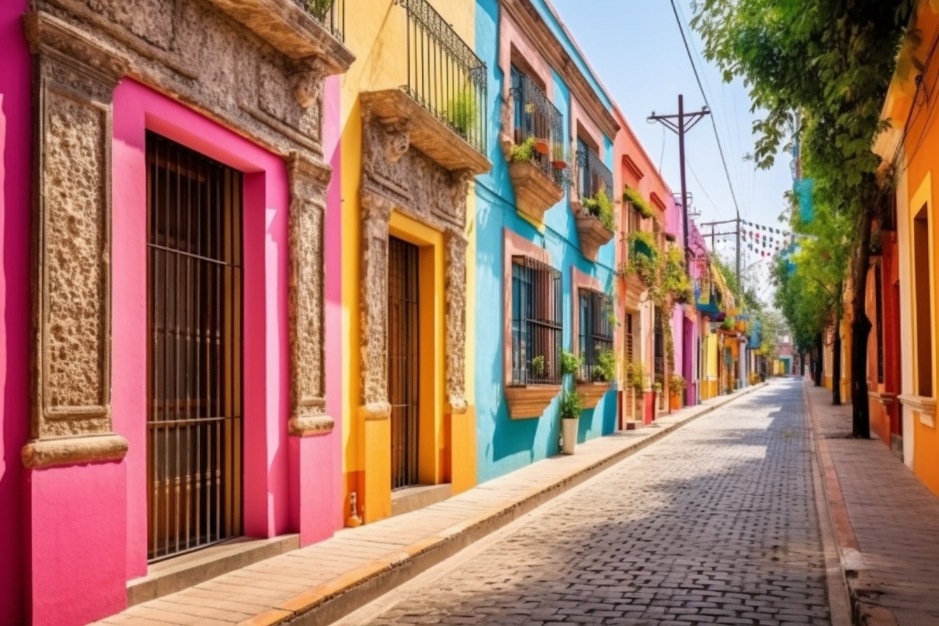 25 Vibrant Digital Mexico Inspired Backdrops for Photography & Events ...