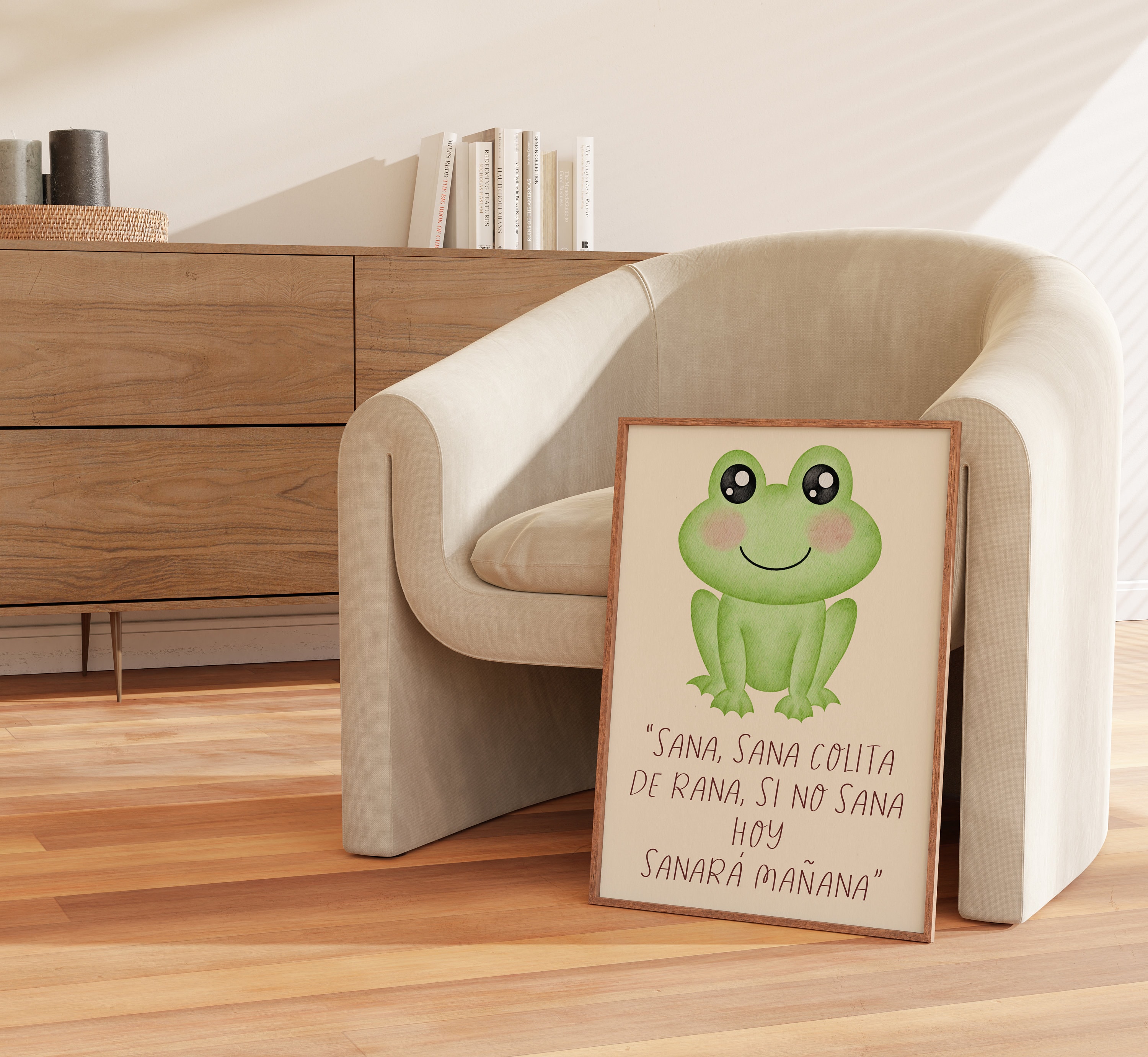 Sana Sana Colita De Rana Printable Wall Art, Hispanic Mom Sayings ...