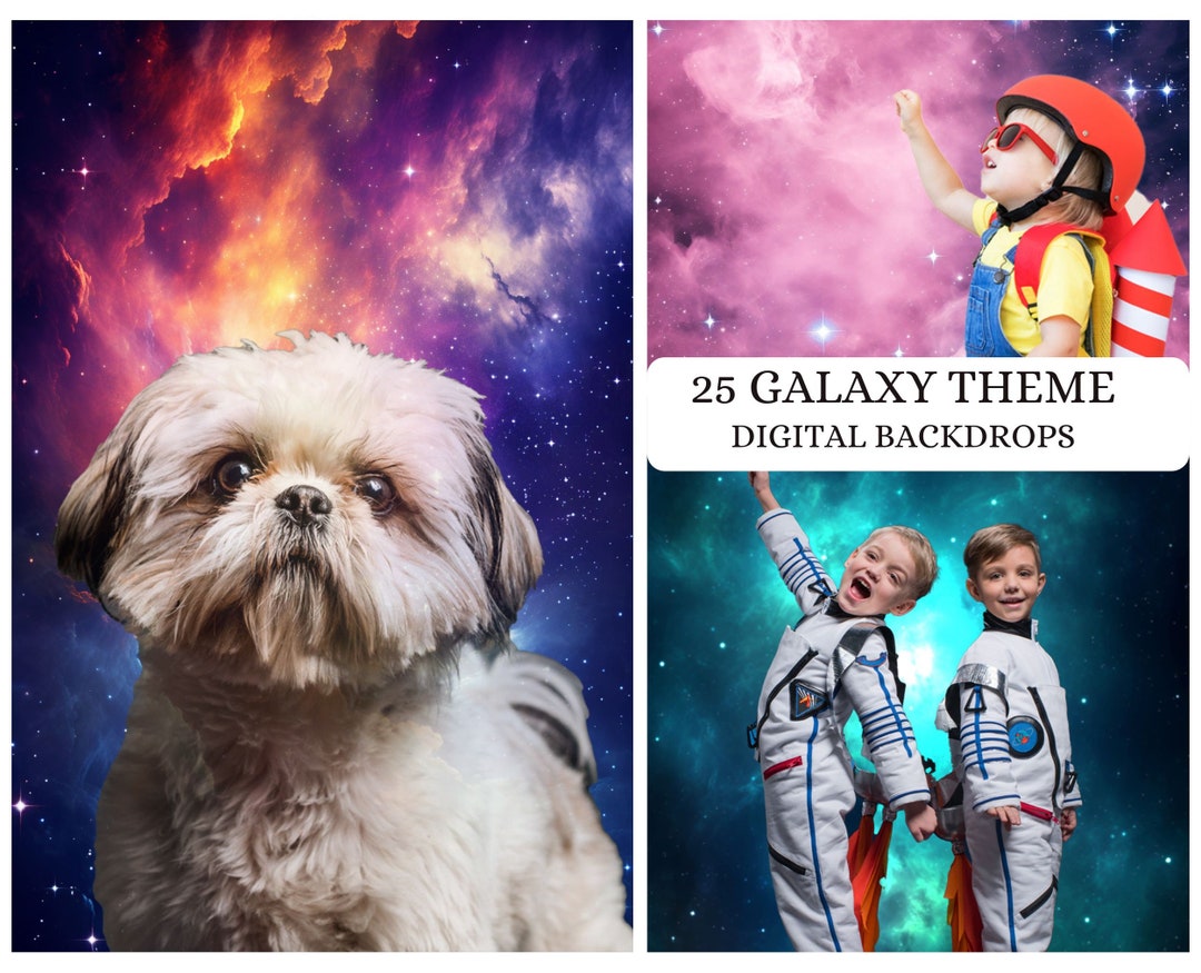 Galaxy-inspired Digital Backgrounds: 25 Cosmic Backdrops | Instant ...